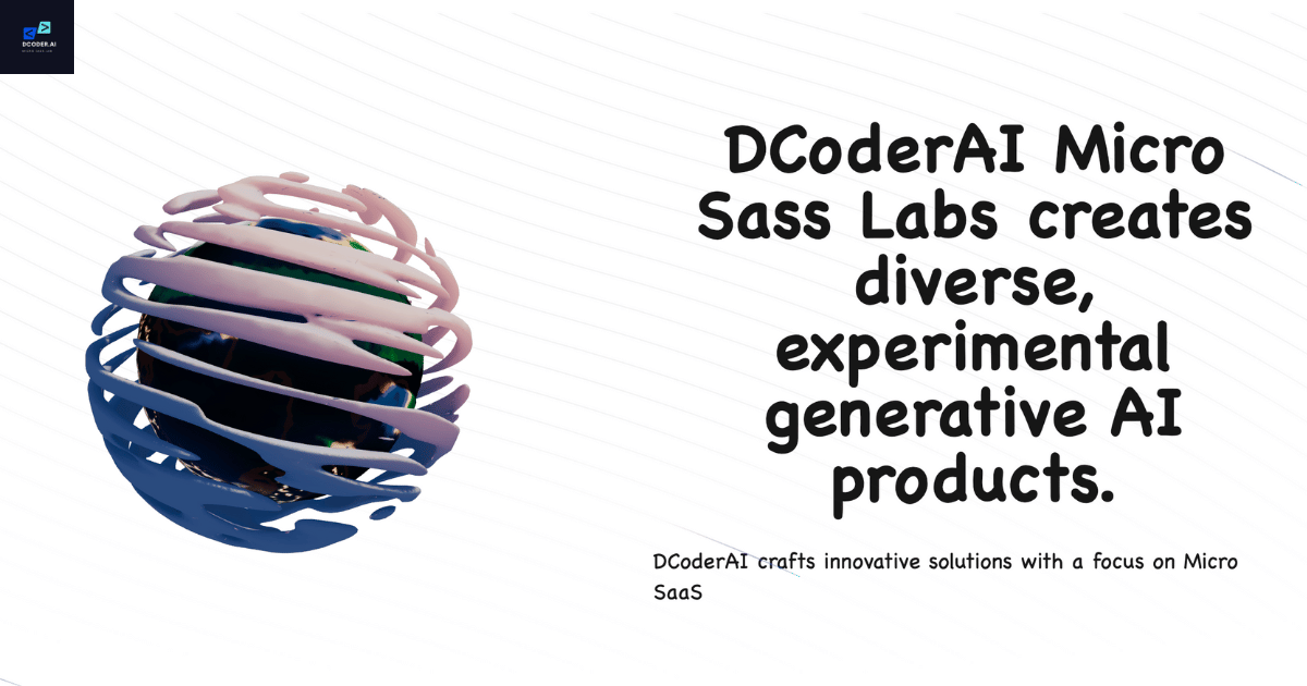 DCoderAI Micro SaaS Labs